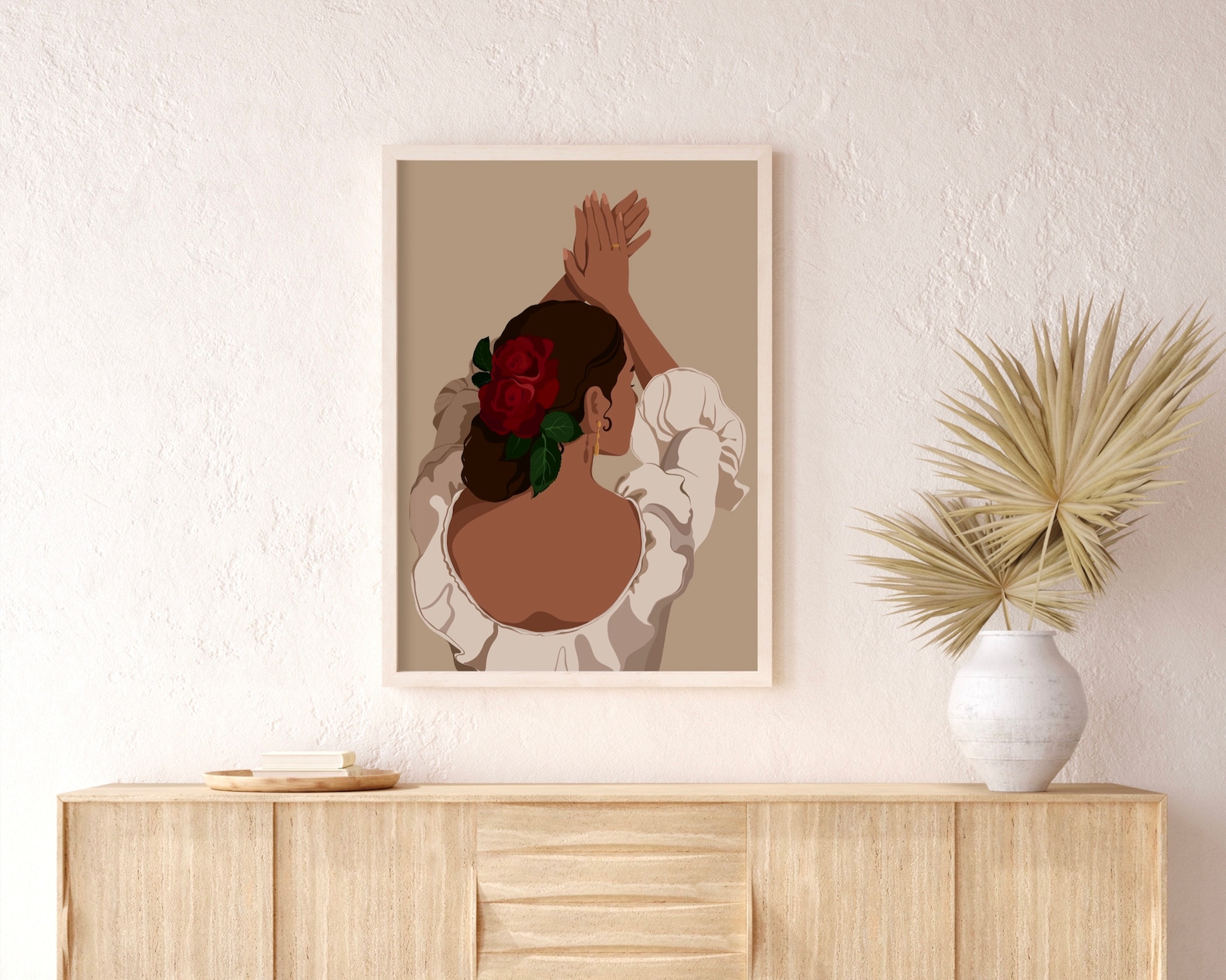 Hispanic Woman Art Latino Woman Art Mexican Art Print - Etsy