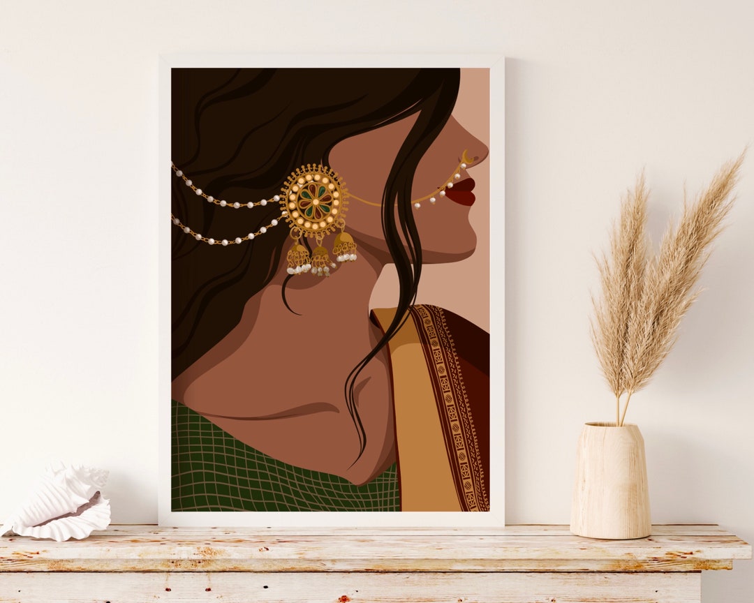 Desi Art, Indian Art, Tamil, Indian Wall Art, South Asian Art, Desi ...