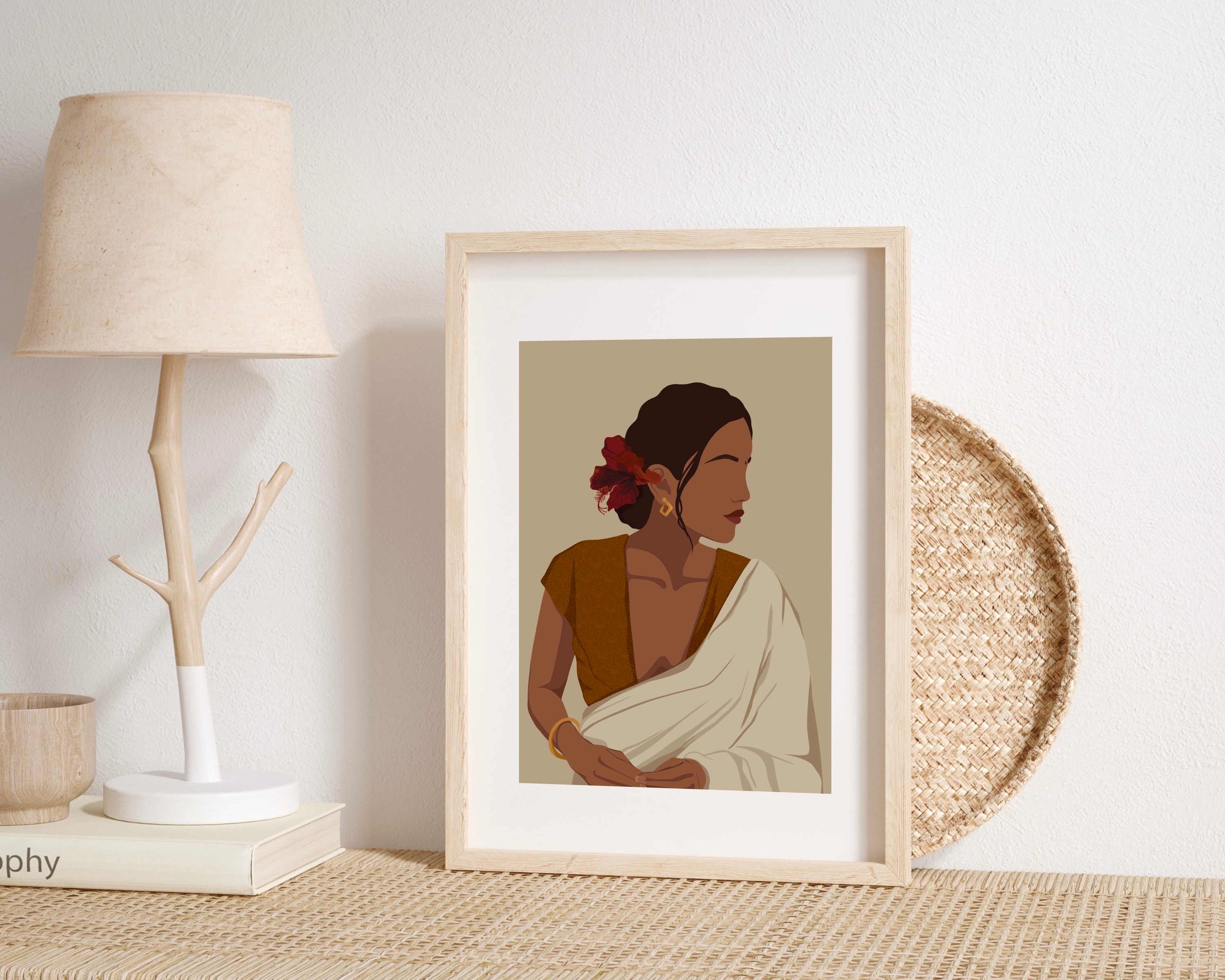 Indian Art Desi Art Tamil Art Tamil South Asian Art | Etsy