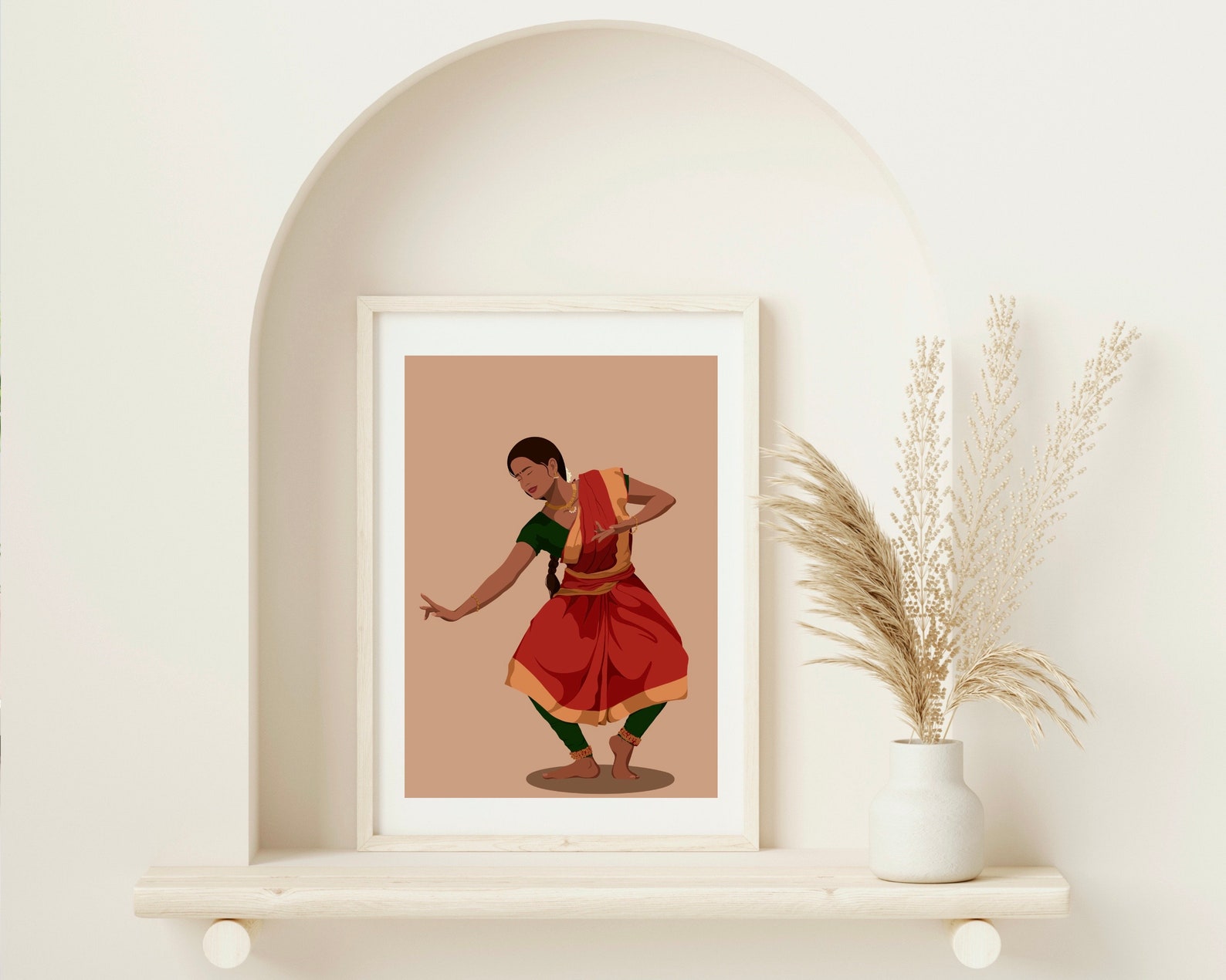 Indian Art Bharatanatyam Dancer Classical Dancer Art Tamil - Etsy