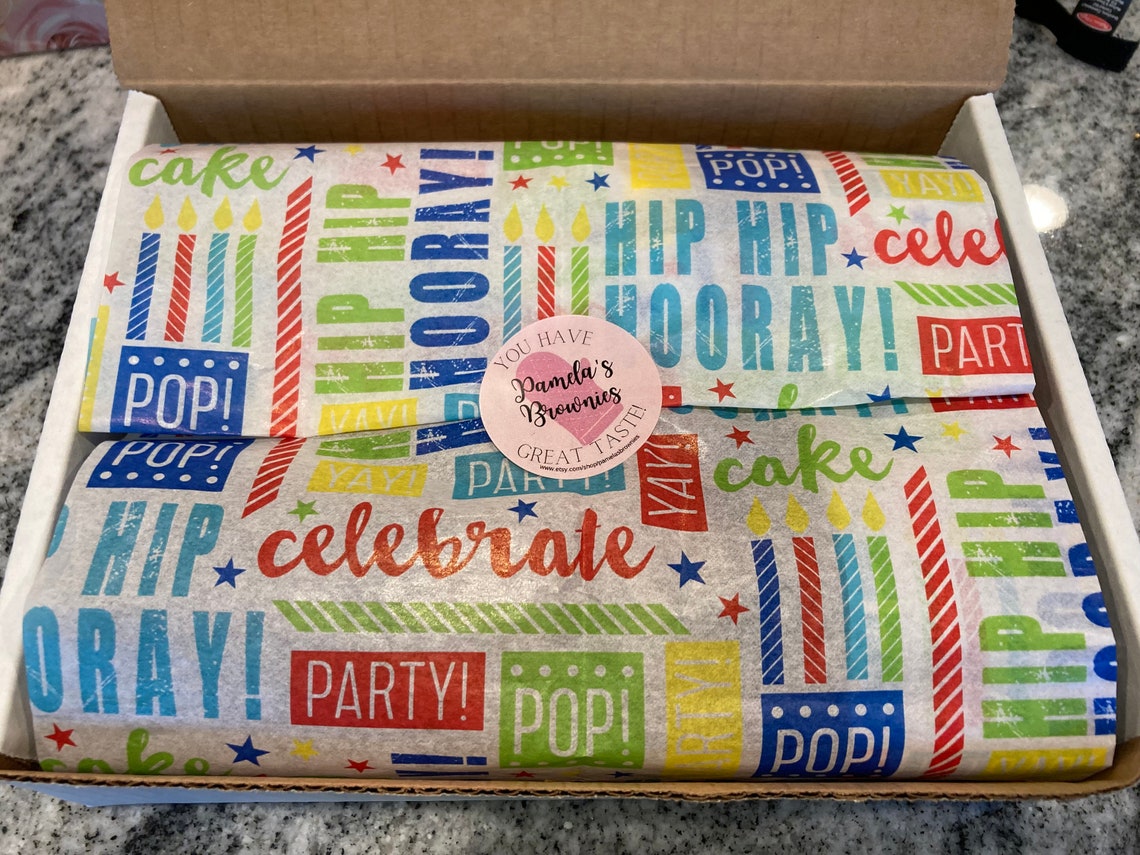 Birthday Brownie Box - Etsy