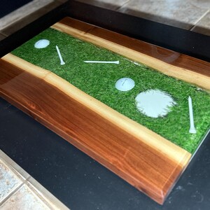 Golf Themed Epoxy Serving Board - Etsy