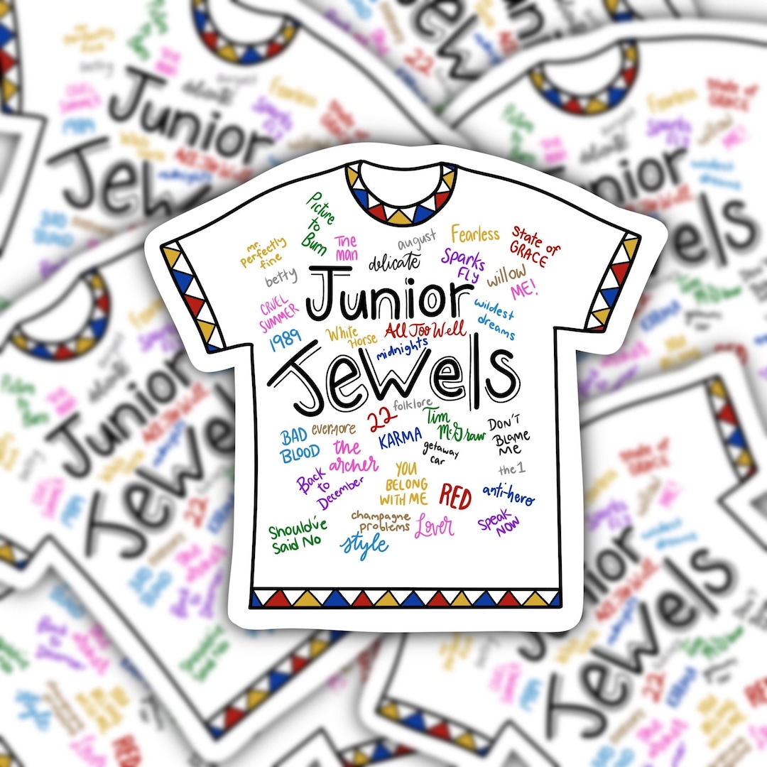 Junior Jewels Shirt Sticker - Swift Sticker - Waterproof Sticker ...