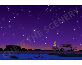Simpsons Poster | Etsy UK