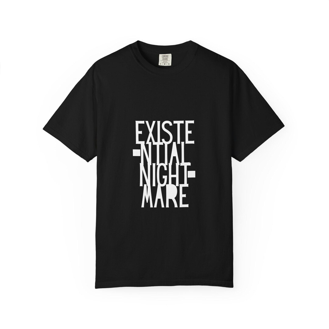Existential Nightmare T-shirt | Typographic Esoteric Design - Etsy