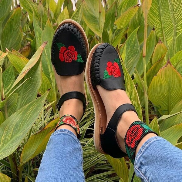 Red Rose Shoes - Etsy