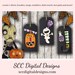 Halloween Elements PNG, Pumpkins, Ghosts, Bat, Witch Hat, Spiders, RIP ...