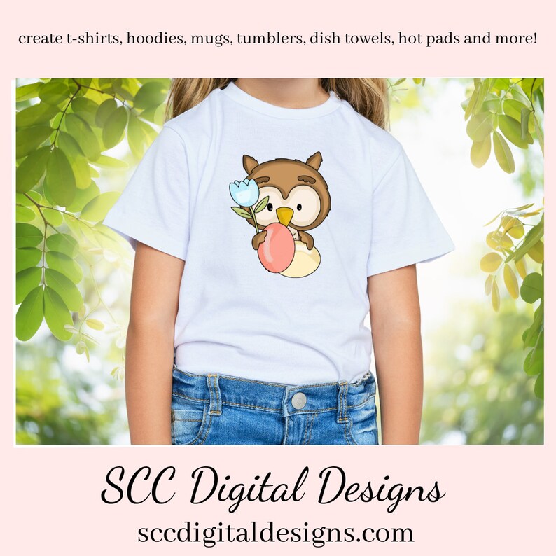 Cute Owl PNG, Easter Clip Art, Colored Eggs, Cute Easter Clipart ...