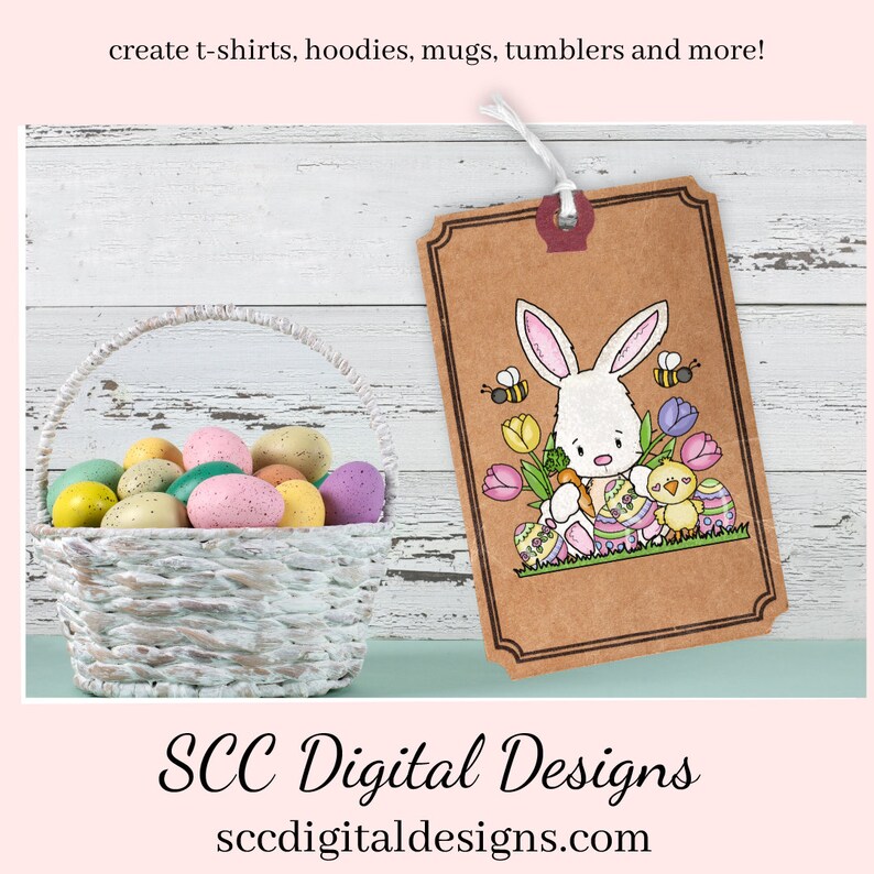 Easter Bunny Clipart, Rabbit PNG, Clip Art for Tumbler, for Stickers ...