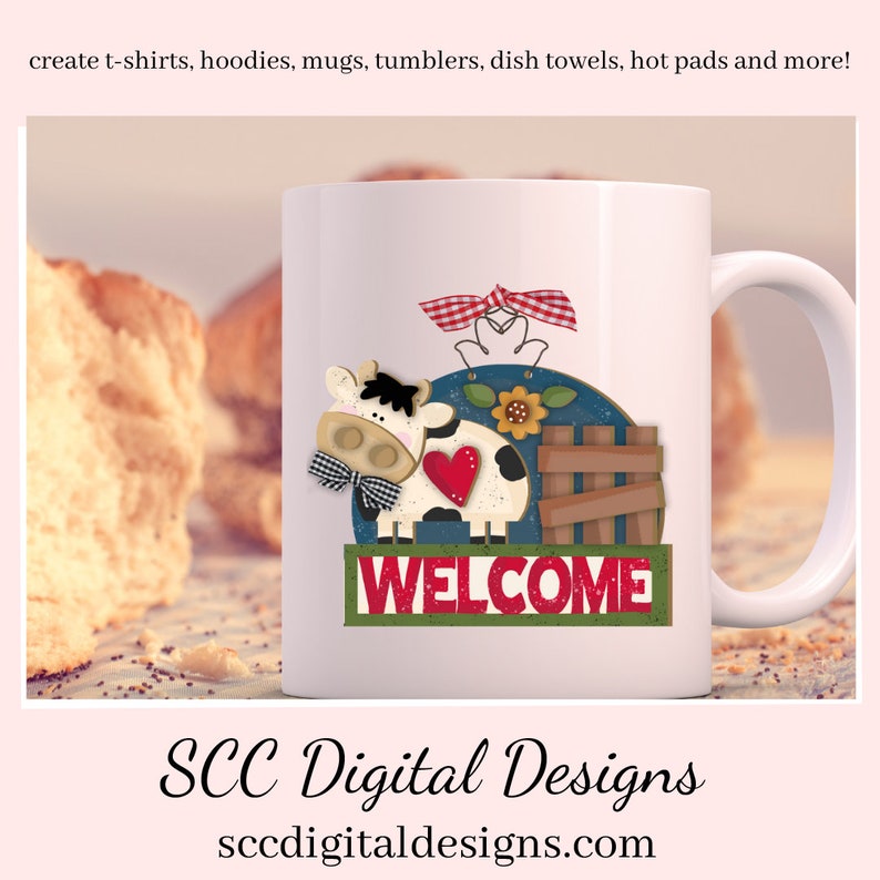 Black and White Cow PNG, 3d PNG File, Diy Welcome Sign, Cow Clipart for ...