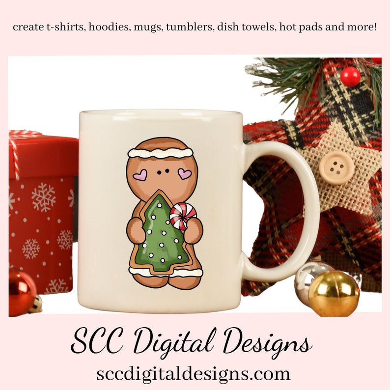 Gingerbread PNG, Christmas Cookies Holiday Treat, Xmas Candy, DIY Gift ...