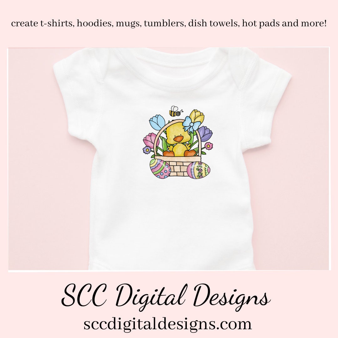 Easter Clipart PNG, Easter Basket Designs, Clipart for Stickers, DIY ...