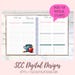 Teacher Clipart, Digital PNG Bundle, Print & Cut Sticker Set, Coffee ...