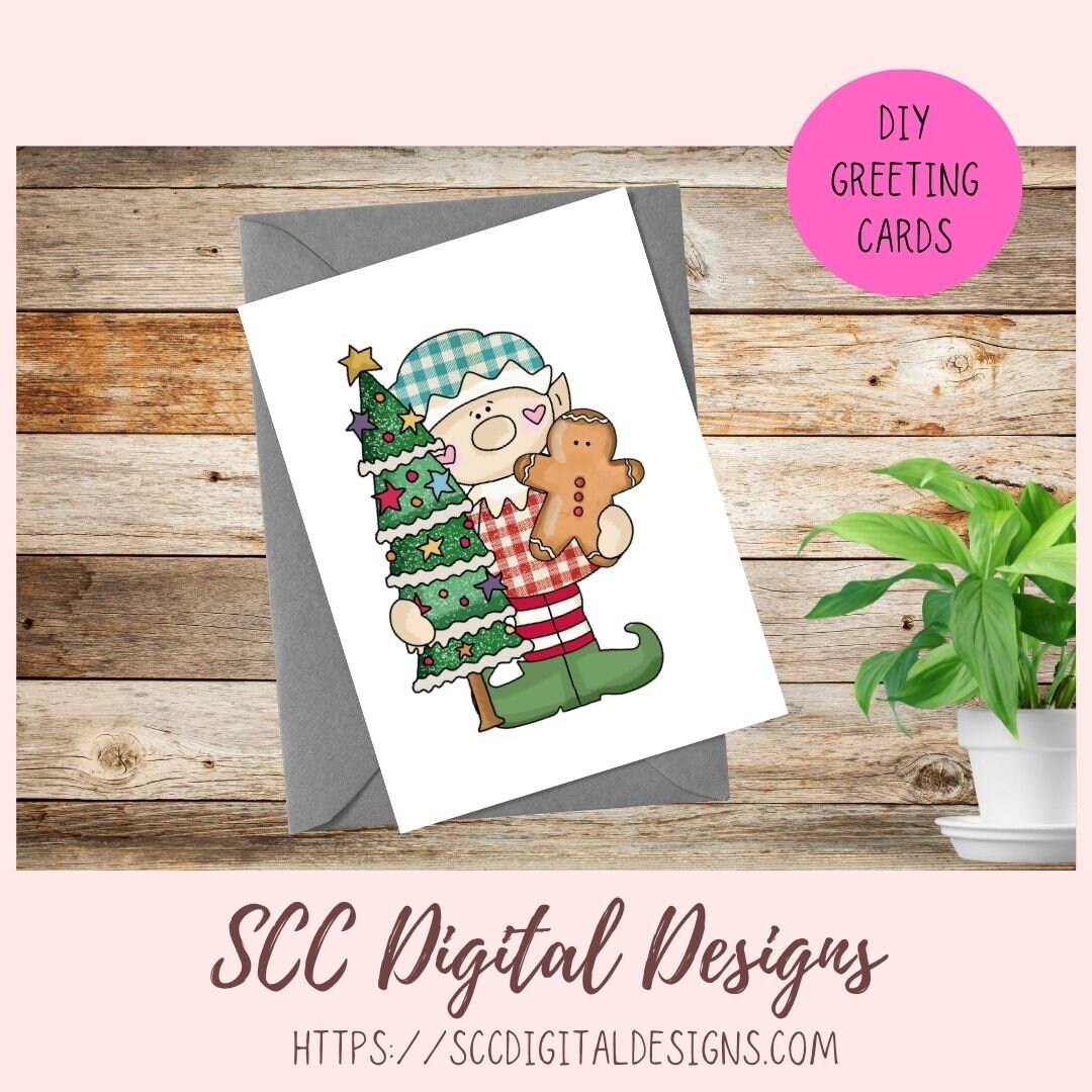 Christmas Elves Clipart, Trees Candy Gingerbread Cookie Clip Art for ...