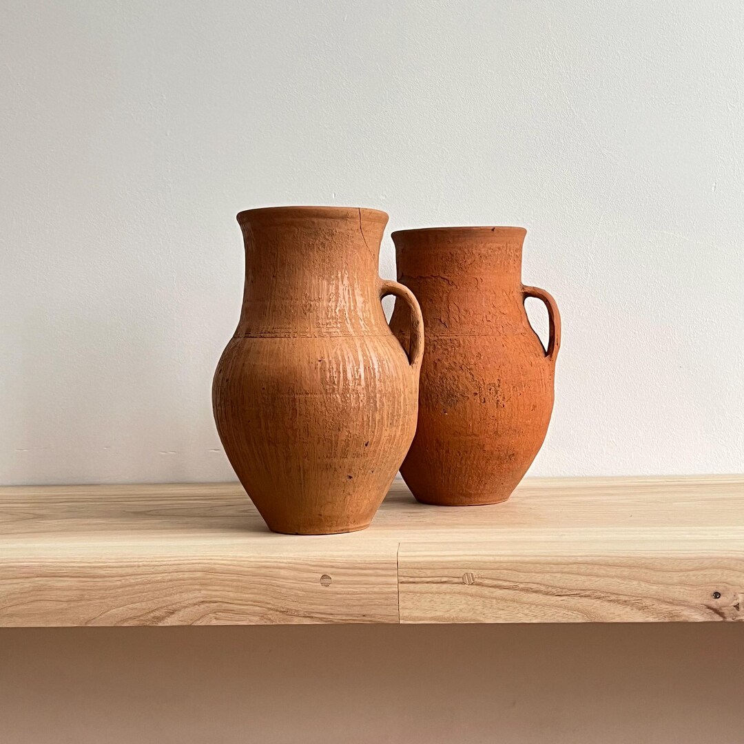 Ancient Clay Pot, Antique Clay Vessel, Rustic Ceramic Bowl, Pottery Jug ...