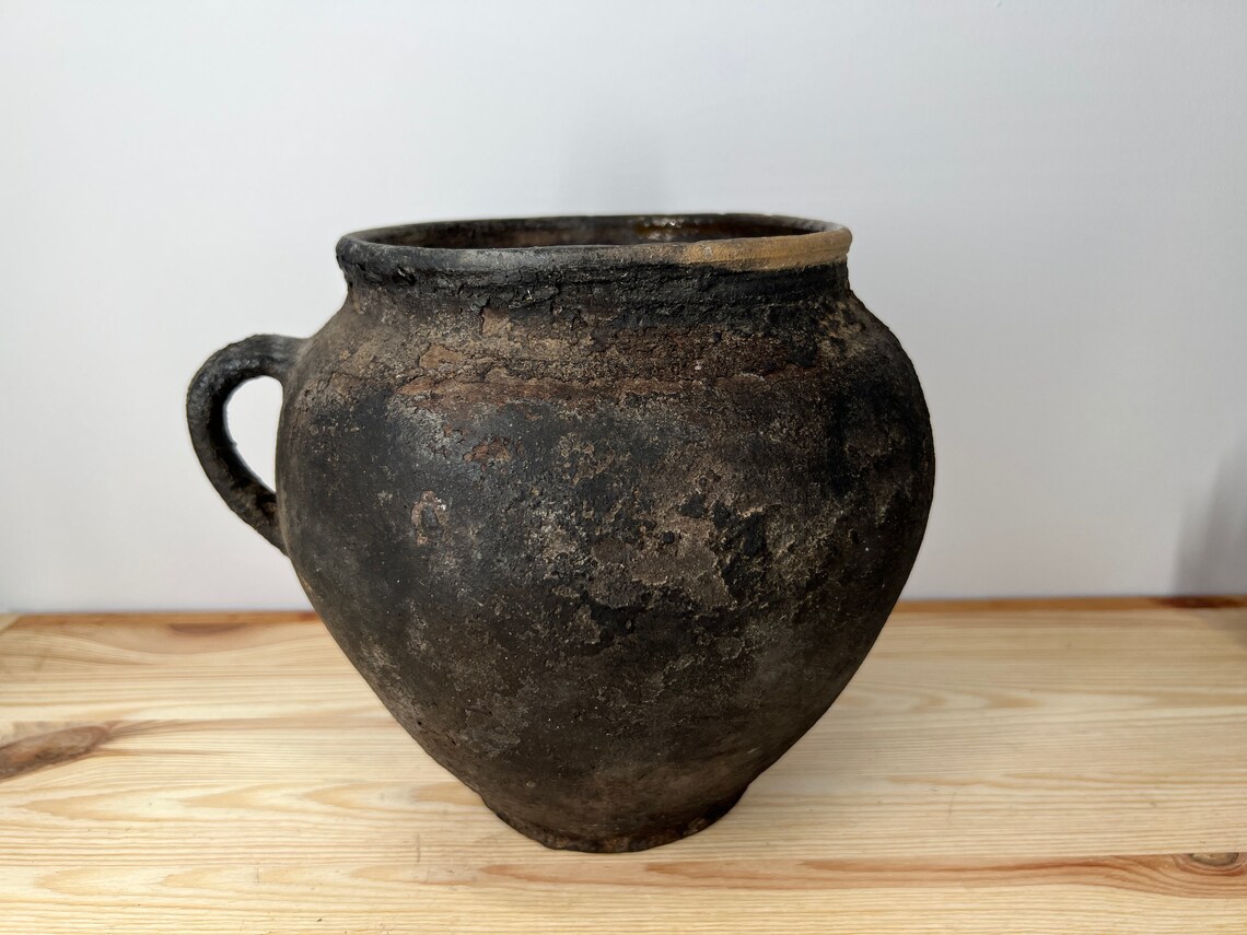 Ancient Clay Pot Antique Clay Vessel Rustic Ceramic Bowl - Etsy