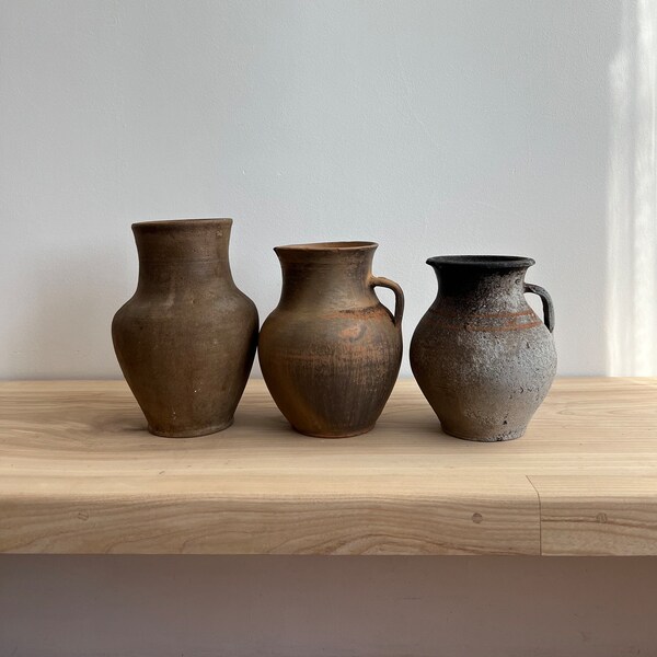 Rustic Pots - Etsy