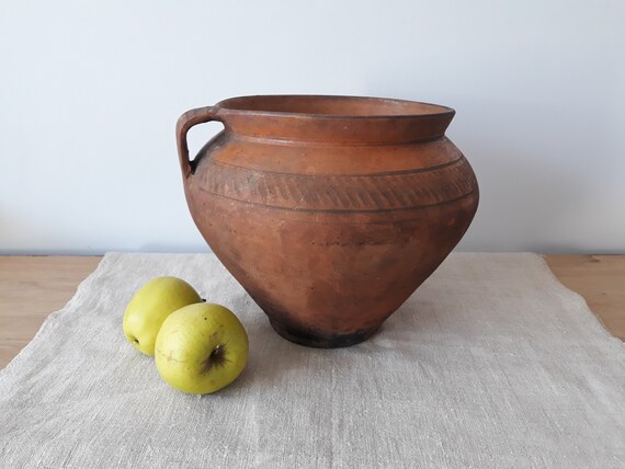 Ancient Clay Pot Antique Clay Vessel Rustic Ceramic Bowl | Etsy