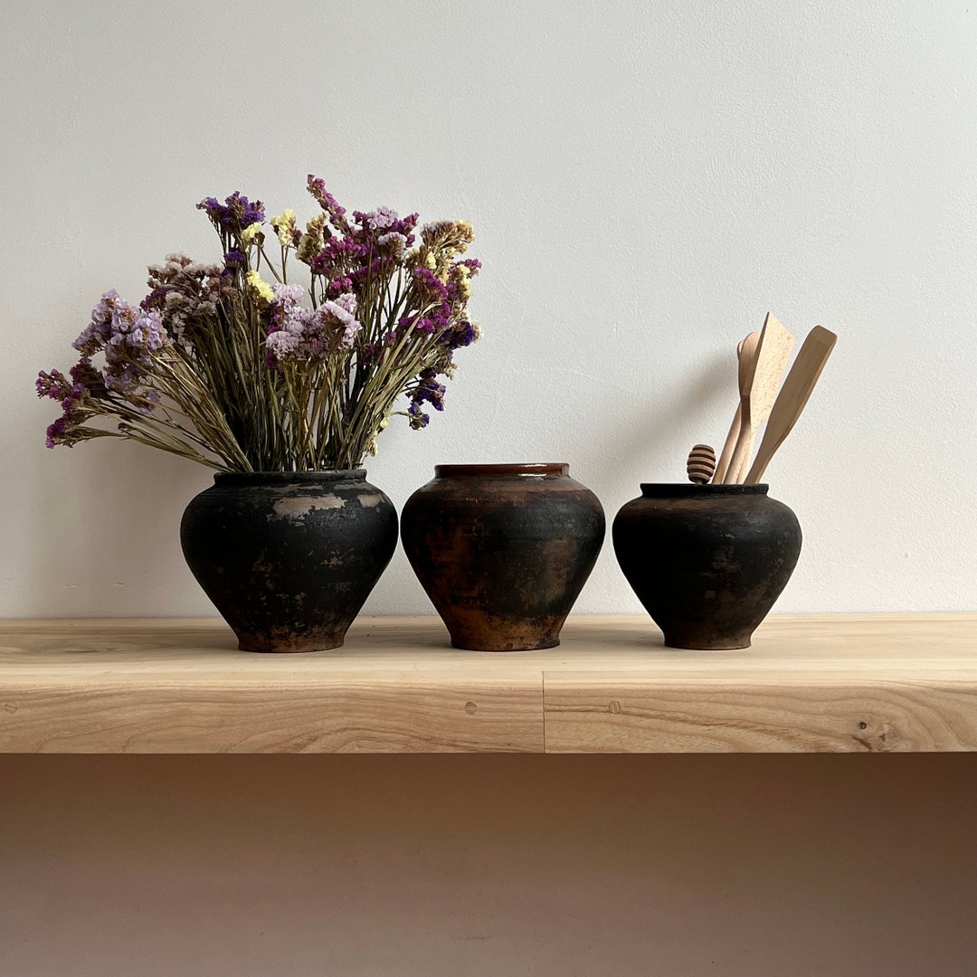 Ancient Clay Pot, Antique Clay Vessel, Rustic Ceramic Bowl, Pottery Jug ...