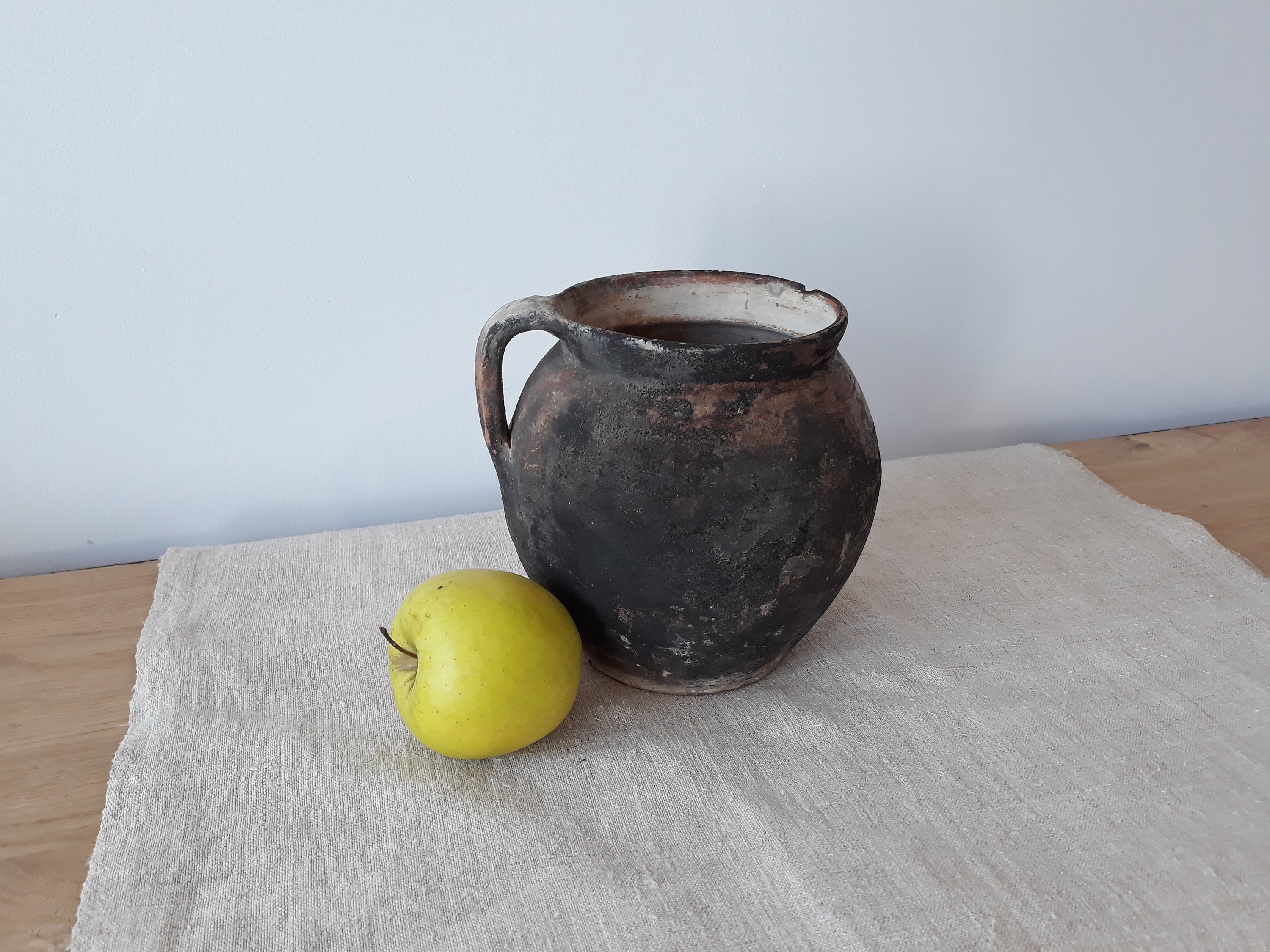 Ancient clay pot Antique clay vessel Rustic ceramic bowl | Etsy