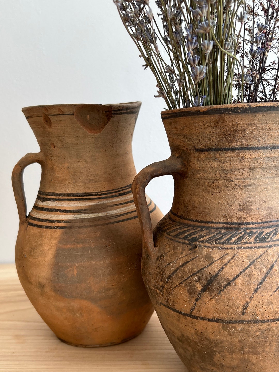 Ancient Clay Pot, Antique Clay Vessel, Rustic Ceramic Bowl, Pottery Jug ...