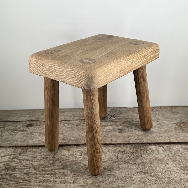 Rustic Stool - Etsy