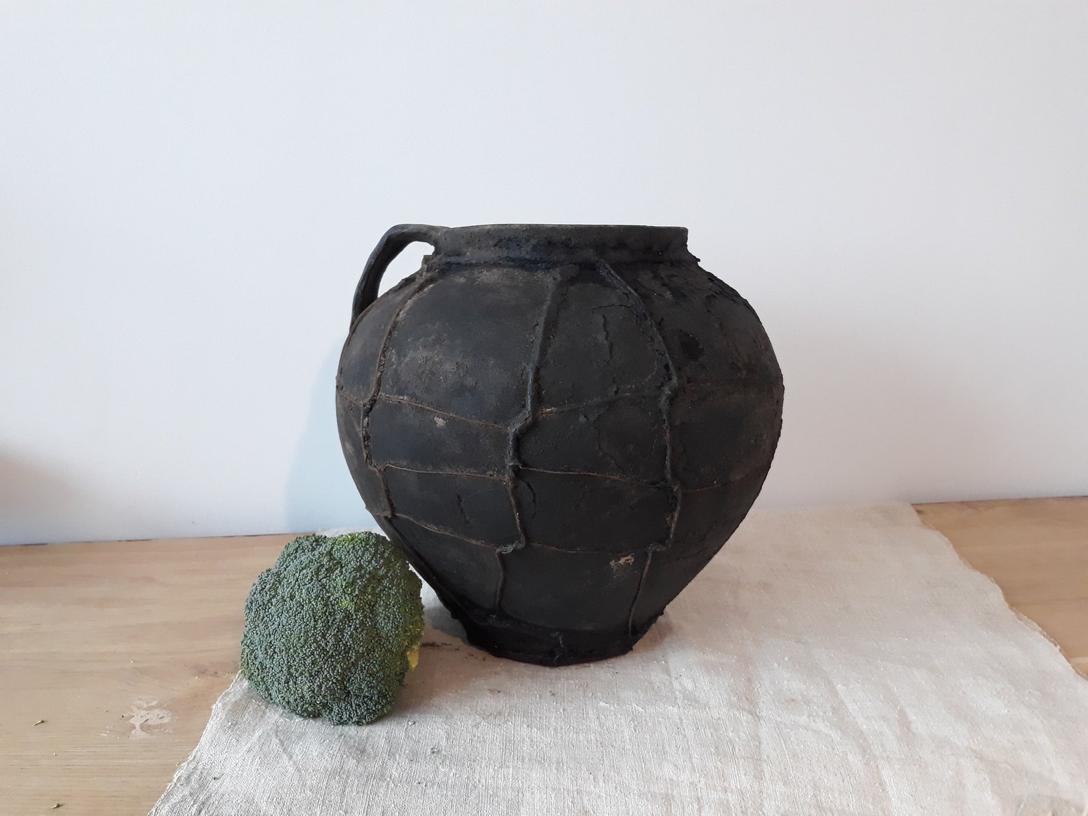 Ancient clay pot Antique clay vessel Rustic ceramic bowl | Etsy