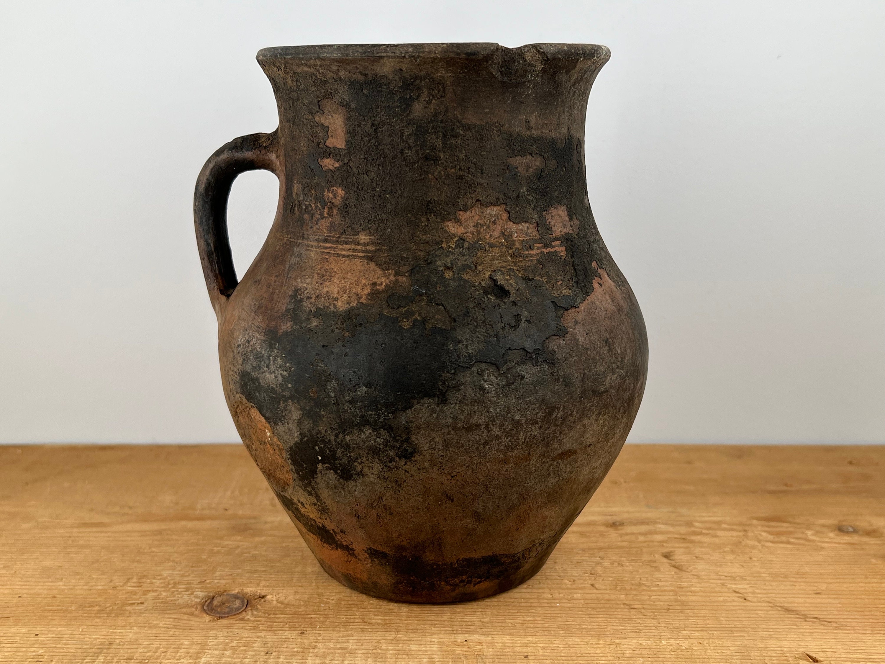 Rustic Clay Plant Pot - Etsy