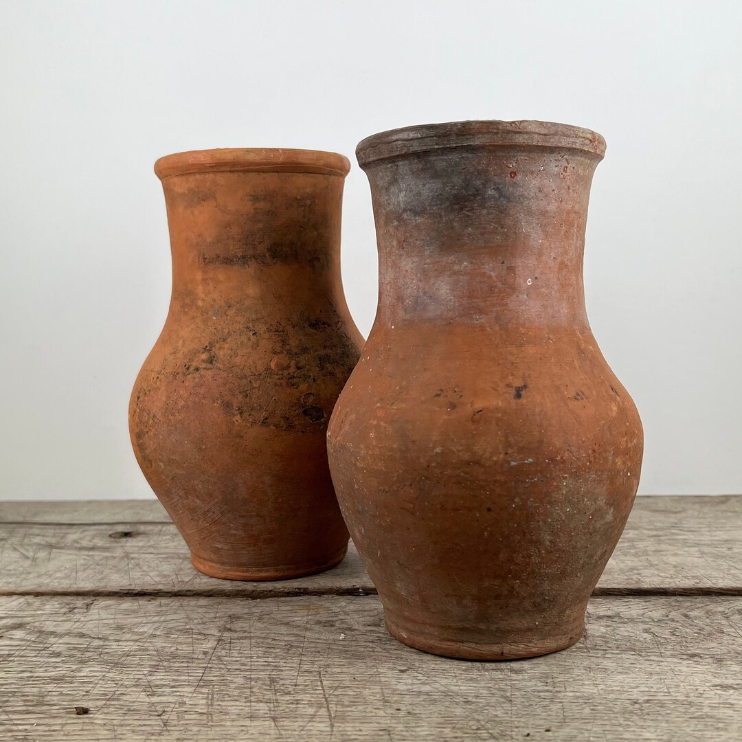 Ancient Clay Pot, Antique Clay Vessel, Rustic Ceramic Bowl, Pottery Jug ...