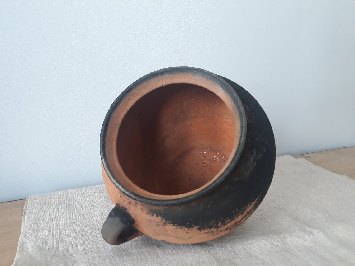 Ancient clay pot Antique clay vessel Rustic ceramic bowl | Etsy