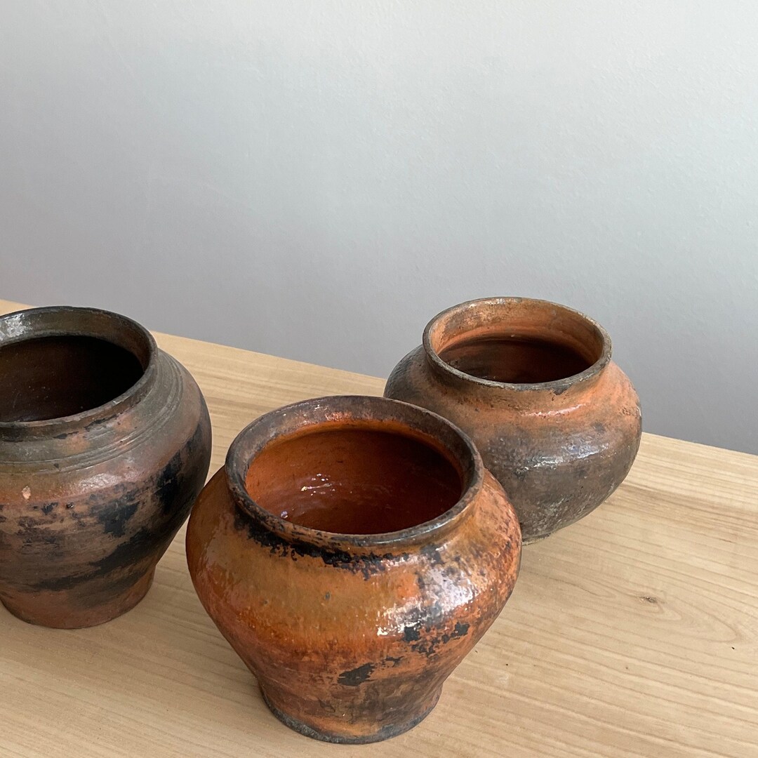 Ancient Clay Pot, Antique Clay Vessel, Rustic Ceramic Bowl, Pottery Jug ...