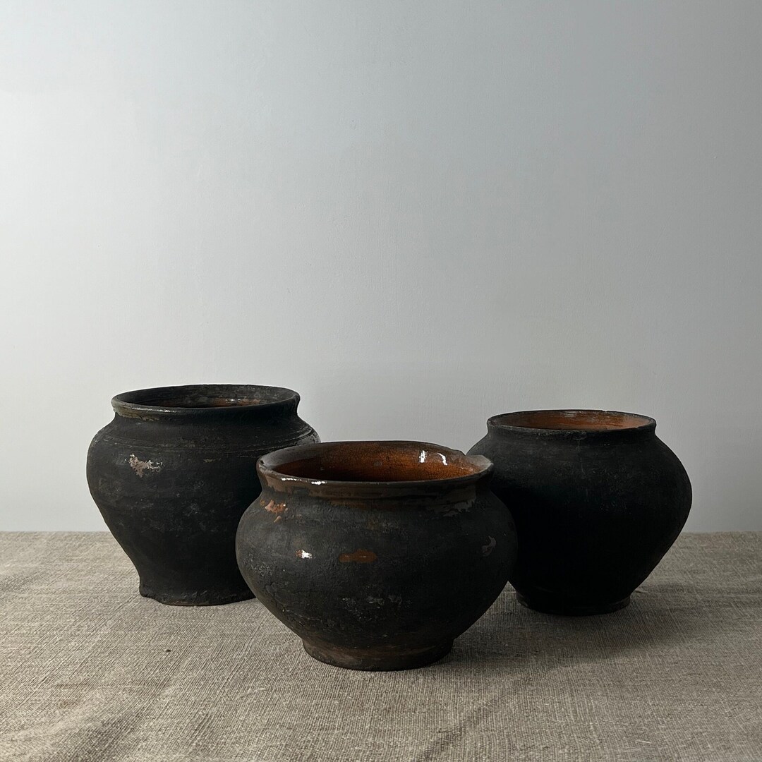 Ancient Clay Pot, Antique Clay Vessel, Rustic Ceramic Bowl, Pottery Jug ...