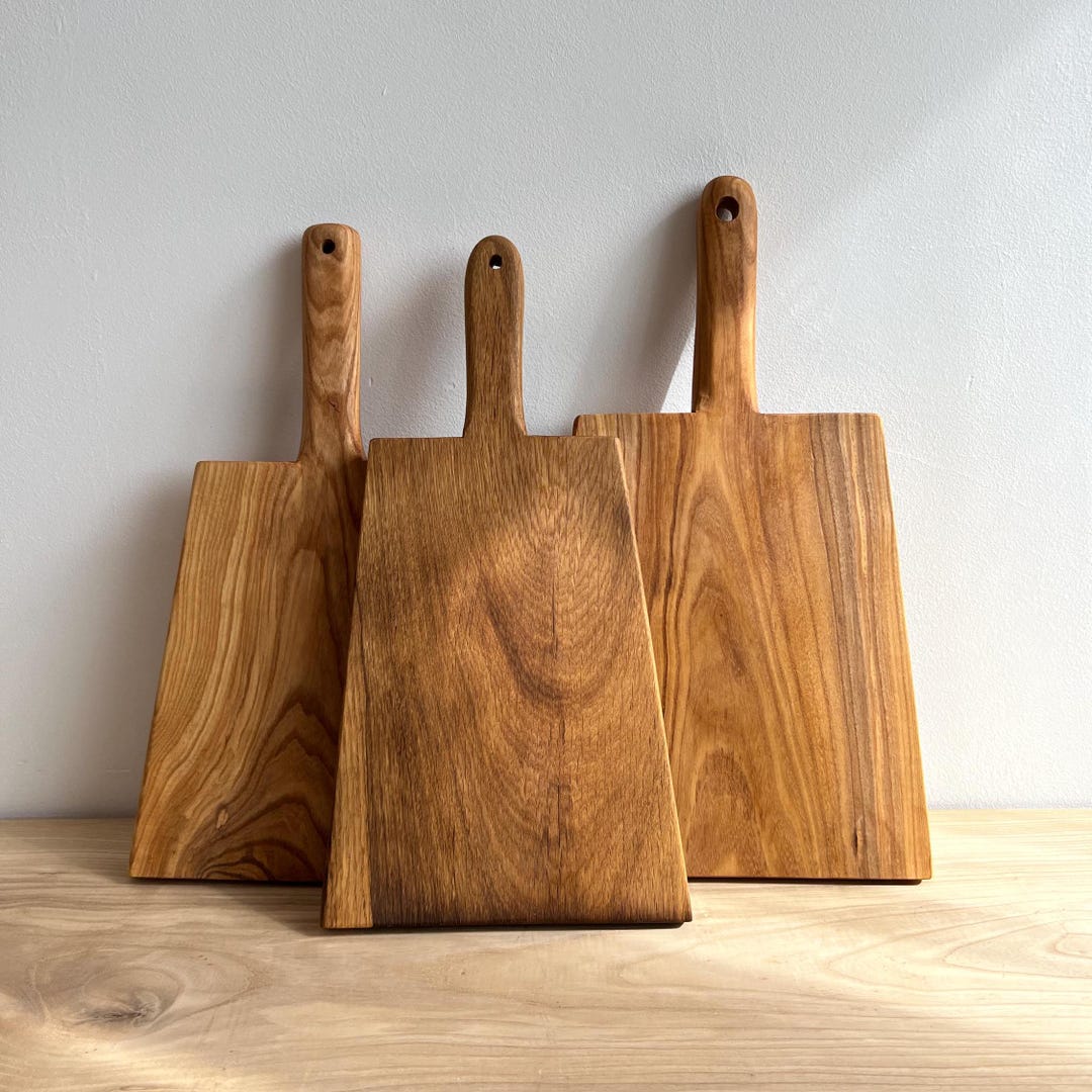 Set of 3 Wooden Bread Boards - Wooden Bread Boards, Antique Bread Board ...