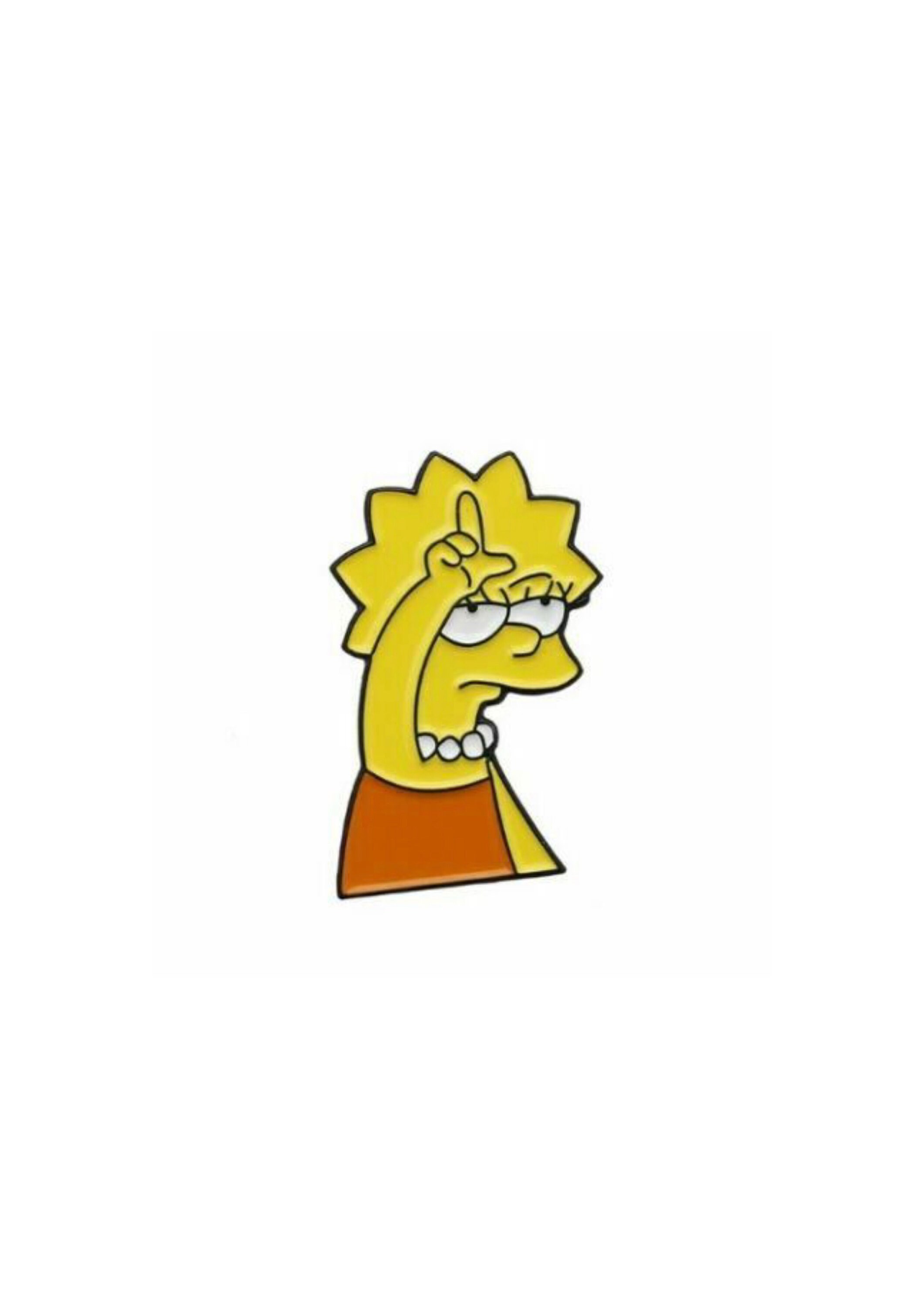 Lisa Simpson Loser Sign