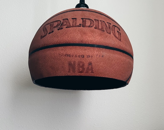 Basketball Pendant Light / Pendant Plug in Light / Custom Pendant ...
