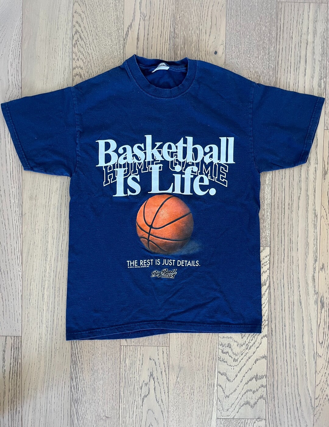 Vintage Basketball is Life T-shirt / Vintage Big Ball Sports / Vintage ...