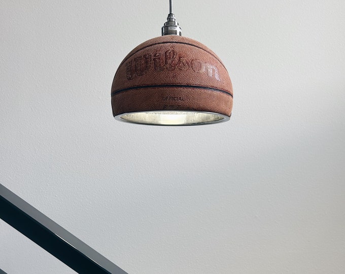 Basketball Pendant Light / Pendant Plug in Light / Custom Pendant ...