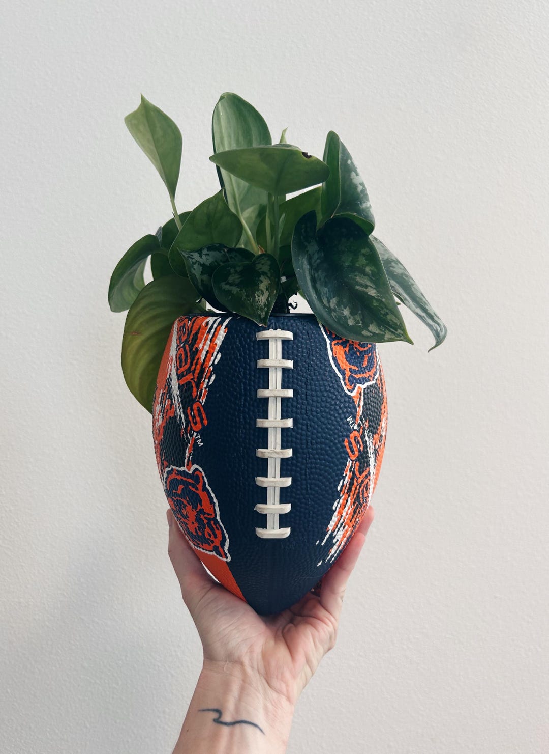 Chicago Bears Football / Chicago Bears Football Planter / Football ...