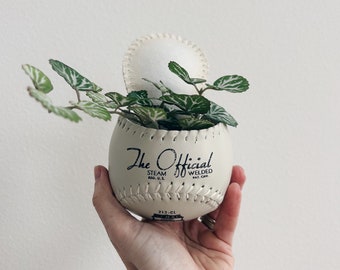Softball Planter / Softball Decor / Softball Gift / Baseball Decor ...