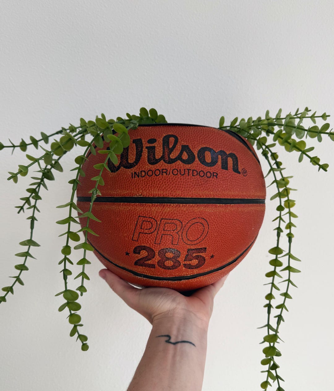 Wilson Basketball Planter / Wilson Basketball / Basketball Planter With ...
