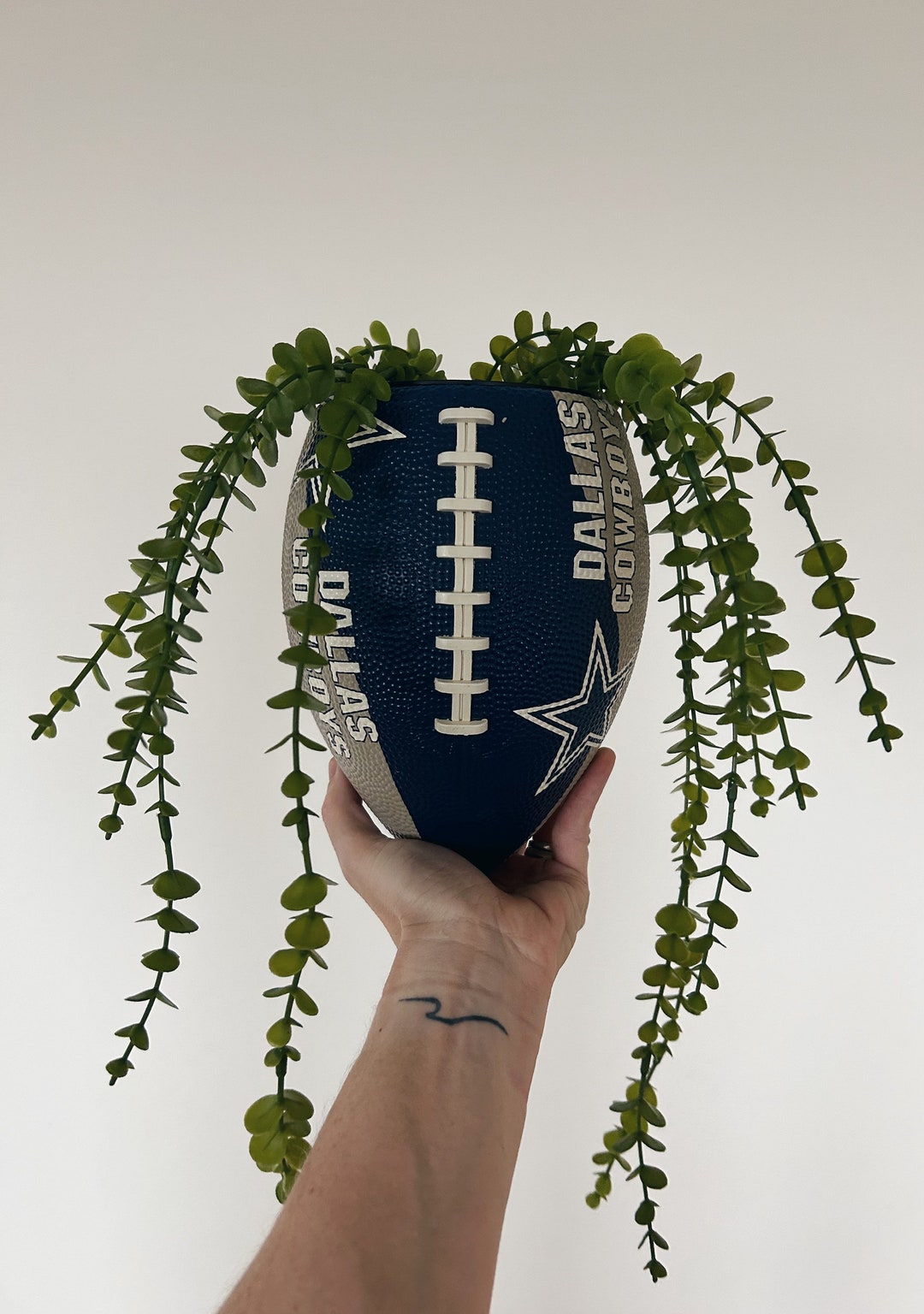 Dallas Cowboys Football / Cowboys Football / Football Planter - Etsy