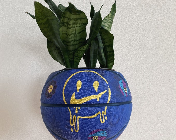 Era Explorer SF Basketball / Basketball Planter / Upcycled Basketball ...