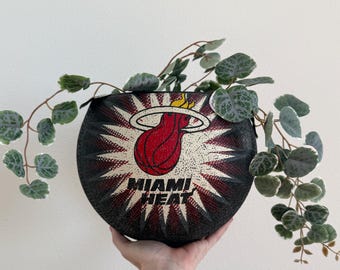 Miami Heat Basketball Planter / Miami Heat / Vintage Miami Heat / Full ...