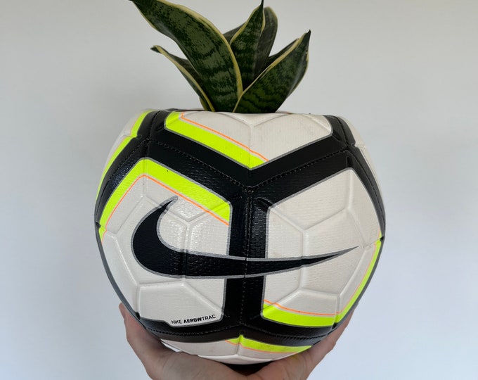 Soccer Ball Planter / Soccer Decor / Soccer Ball / Sport Planter ...