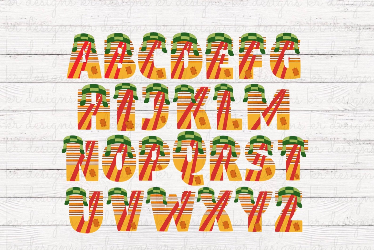 El Chavo Del Ocho Alphabet / PNG / | Etsy