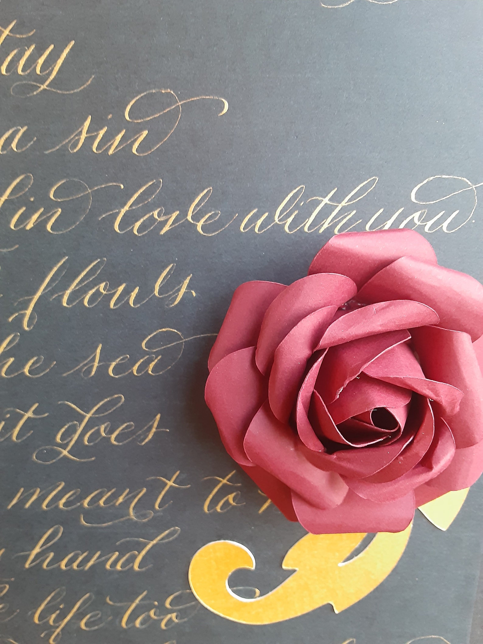 Custom Calligraphy Song Lyrics Calligraphy Wedding Vows | Etsy