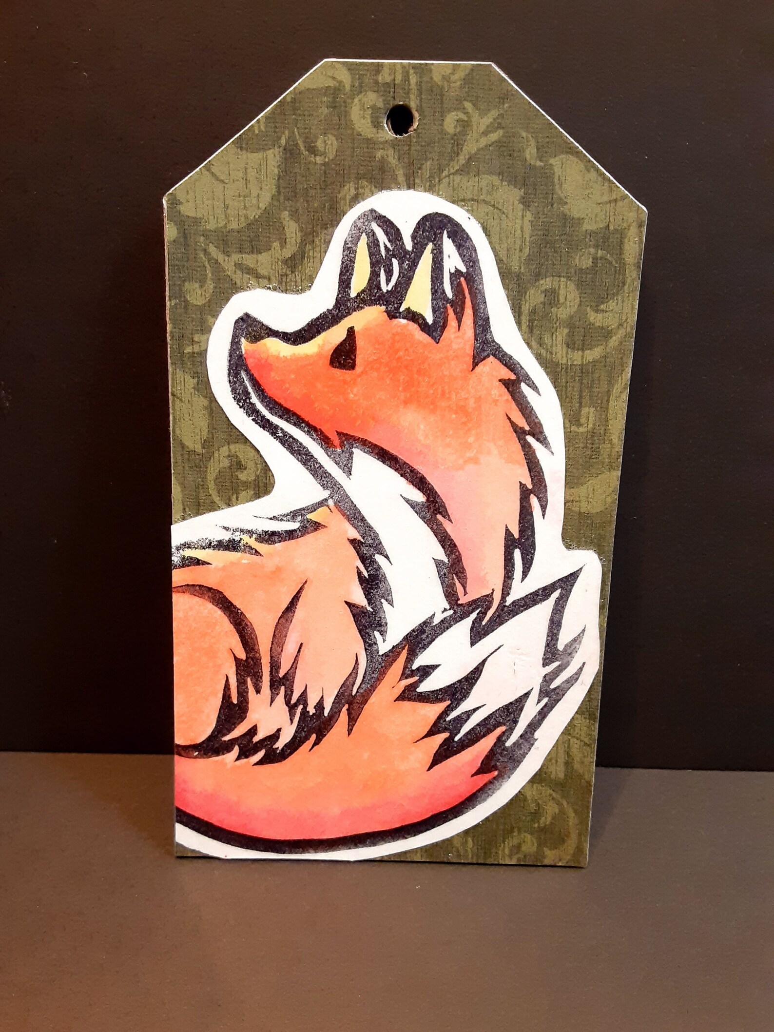 Set of 2 Fox Gift Tags, Christmas Gift Tags, Fox Gift Tag, Set of 2 ...