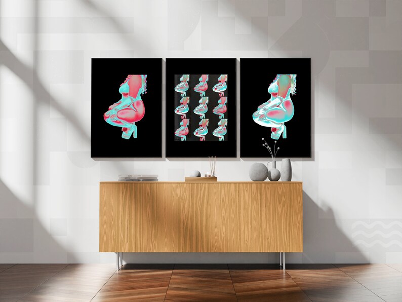 Body Art Abstract Body Posi Series Print Poster Gift Wall Art Picture ...