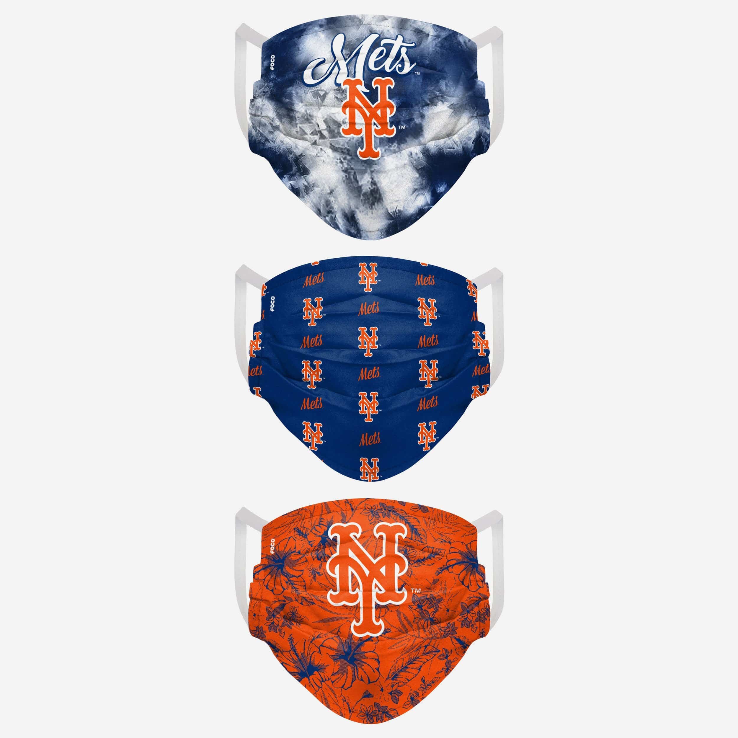 New York Mets Major League Baseball MLB Pack 3 Face Mask | Etsy