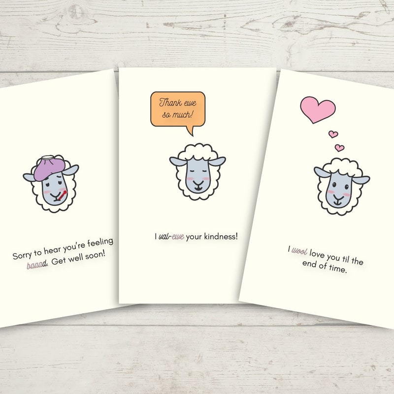 Sheep Puns - Etsy UK